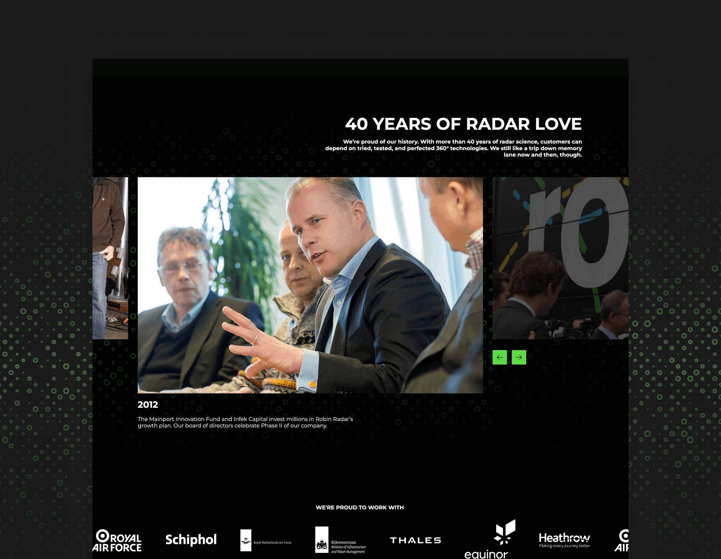 Robin Radar Website | Blend